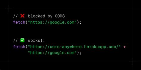 Cors Anywhere Can Bypass Cors Errors It Tricks The Browser By Adding