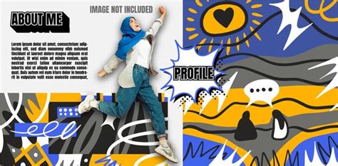 Premium Vector Abstract Brutal Maximalism Design Template