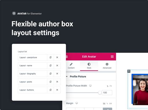 Avatar Author Box For Elementor