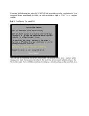 CIS L U Lab Docx Complete The Following Labs Using The VCASTLE Link Provided To You By Your