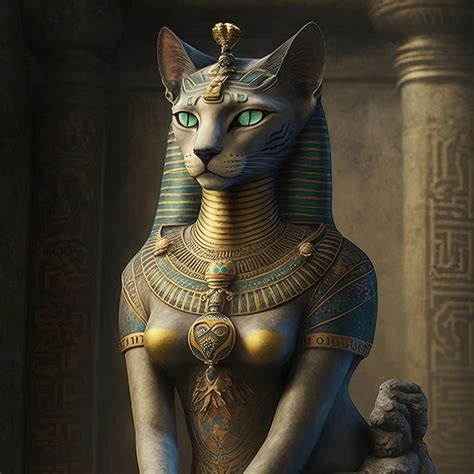 Premium Photo Ancient Egyptian Goddess Bastet Ancient Egyptian