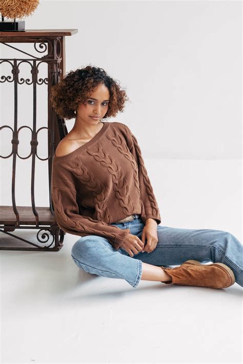 Avery Cotton Cable Knit Just Cruizin Clothing