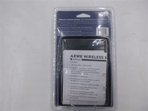 Ghost Controls Wireless Axwk Premium Wireless Keypad Oneclick Warehouse