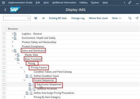 how to define access sequence