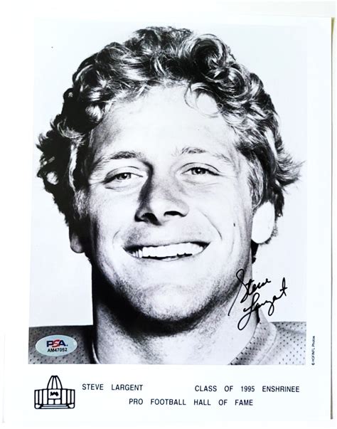 Steve Largent Seattle Seahawks And Hall Of Famer Signed 8x10 Photo Psa Free Shipping Etsy