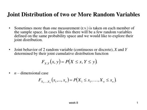 Ppt Joint Distribution Of Two Or More Random Variables Powerpoint Presentation Id832398
