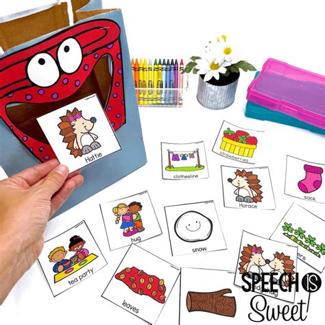 Hedgehugs Book Companion For Speech Therapy Speech Is Sweet