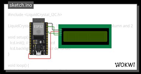 Display Wokwi Esp32 Stm32 Arduino Simulator