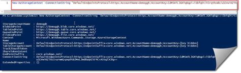 New Azstoragecontext Azure Lessons