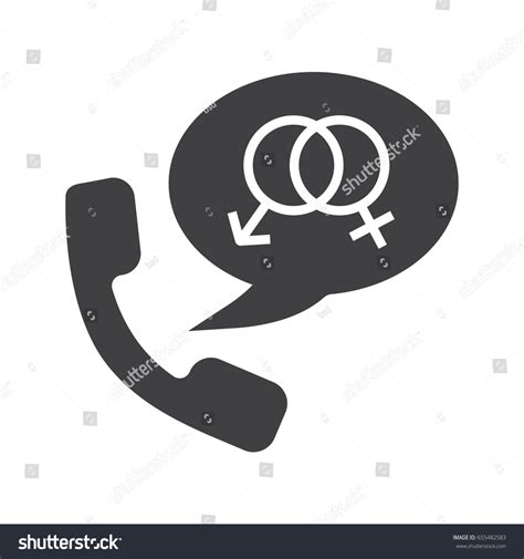 Phone Sex Glyph Icon Silhouette Symbol Stock Vector Royalty Free 655482583 Shutterstock