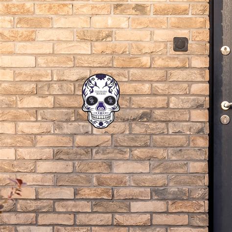 Colorado Rockies Sugar Skull Logo Outdoor Wall Decals Official M
