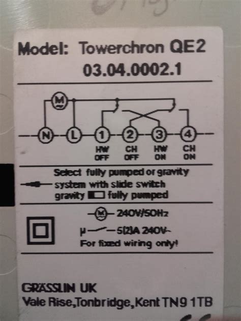Grasslin Towerchron Qe2 Controller Boilers And Hot Water Tanks