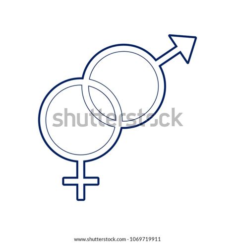 Sex Symbol Sign Vector Flat Style Stock Vector Royalty Free Shutterstock