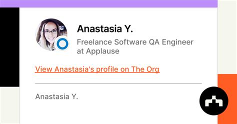 Anastasia Y Freelance Software Qa Engineer At Applause The Org