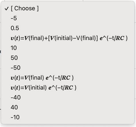 solved d for the circuit the initial voltage in v on the