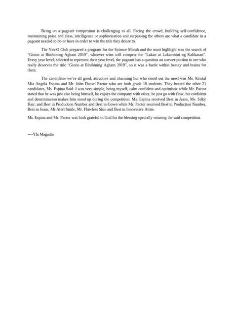 Science Month Pdf Sports And Recreation