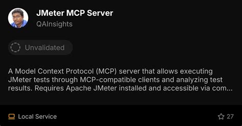 Jmeter Mcp 服务器 Mcp Servers · Lobehub