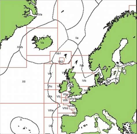 Ices Statistical Areas Roman Numerals Download Scientific Diagram