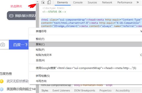 Chrome开发者模式devtools复制所有元素的源代码谷歌浏览器网页源代码元素复制 Csdn博客