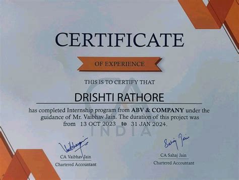 drishti rathore on linkedin internship completed stepping into the real world with experience