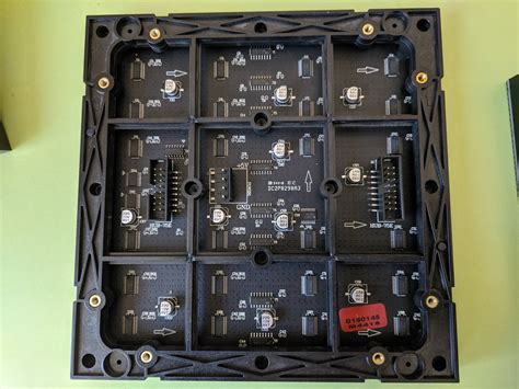 Scan Failure Garbled LED Matrix Panel Display Output ESP GPIO Is V Issue