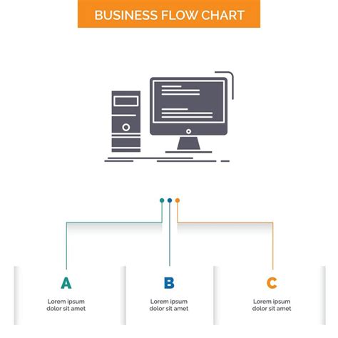 Computer Desktop Gaming Pc Personal Business Flow Chart Design With
