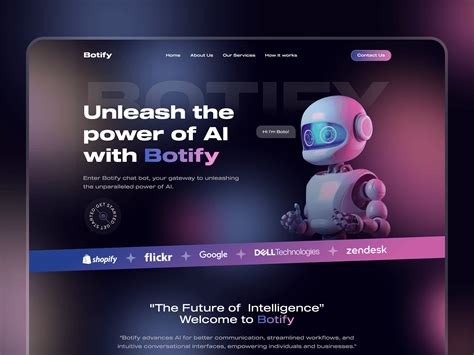 botify ai chatbot platform behance
