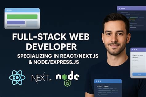 Develop And Fix Html Css React Node Nextjsexpressjs Websites And