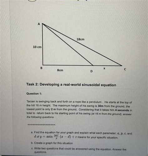 Solved Task 2 Developing A Real World Sinusoidal