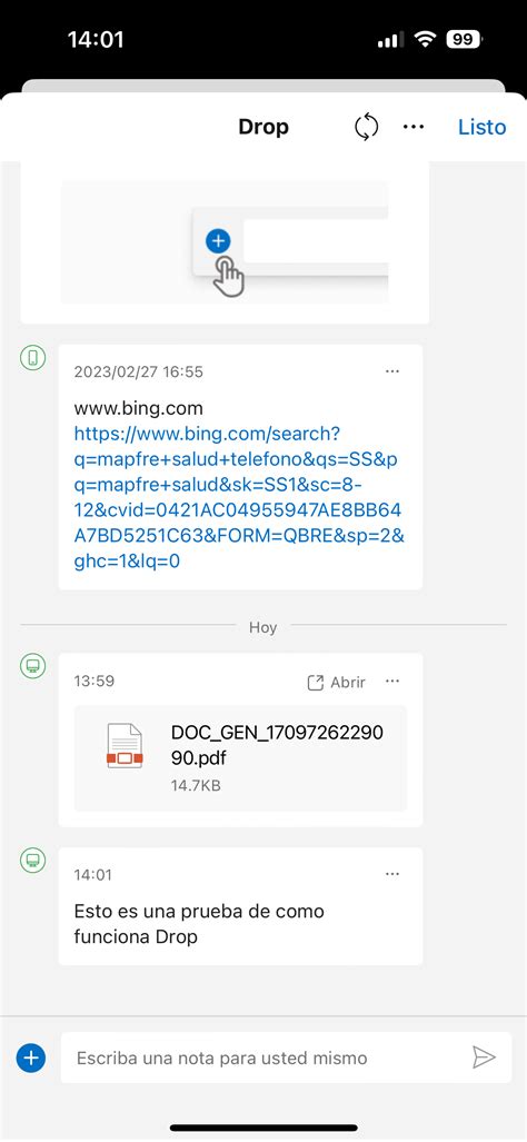 Descubre Drop La Nueva Manera De Compartir Archivos Desde Edge Con Nuestro Smartphone