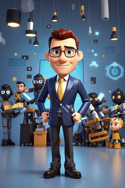 Premium Photo Robotics Education Guru