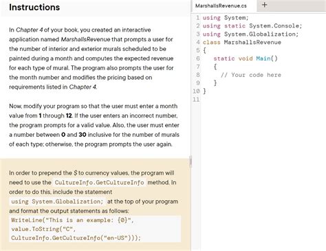 Get Answer Instructions In Chapter 4 Of Your Book You Created An