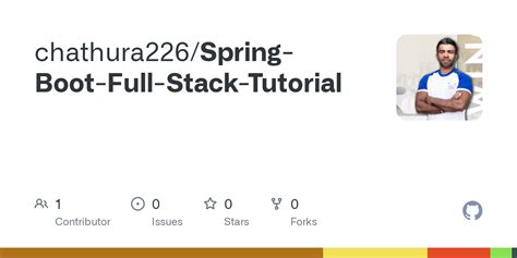 Github Chathura226 Spring Boot Full Stack Tutorial