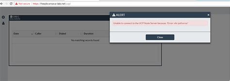 Unable To Connect To The Ucp Node Server Because Error Xhr Poll