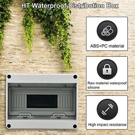 DIN Rail Enclosure Consumer Unit Box IP Waterproof DIN Rail Box Module With Terminals