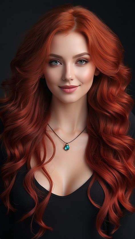 Beautiful Face Belleza Mujer Color De Pelo Pelirrojo Pelirrojas