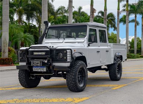 Place Bid 1997 Land Rover Defender 130 Pickup 300tdi 5 Speed Pcarmarket