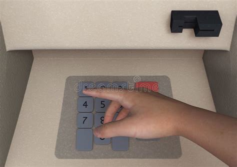 Atm Pin Code Entry Stock Illustration Illustration Of Credit 32885419