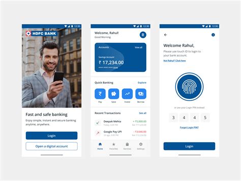 HDFC Mobile Banking App Redesign By Smith Kavishwar On Dribbble