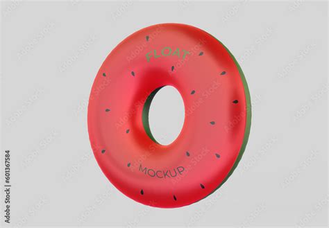 Floating Rounded Float Mockup Stock Template Adobe Stock