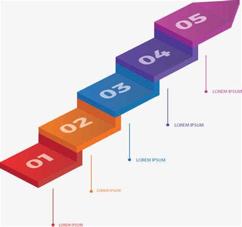 阶梯上升ppt模板 千图网