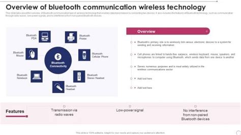 Bluetooth Technology Communication PowerPoint Templates Slides And Graphics