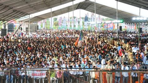 Massive Turnout For Shahâ€™s Munugode Public Meeting Massive Turnout For Shahâ€™s Munugode