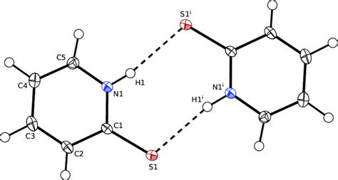 Hydrogen Bonded Dimer In The Crystal Structure Of I Result Of The