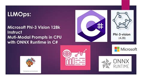 Llmops Inference En Cpu Phi3 Vision 128k Intruct Onnx 4bits In C Datascience Machinelearning