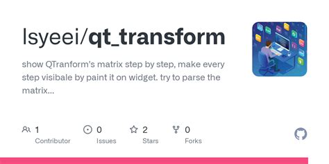 Github Lsyeeiqttransform Show Qtranforms Matrix Step By Step Make Every Step Visibale By