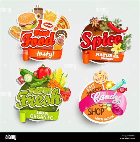 Stickers Label Food At Jay Hunter Blog