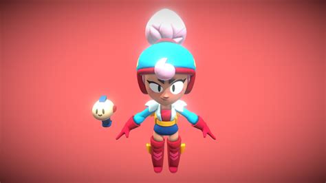 Mariposa Piper T Pose Brawl Stars Download Free 3d Mo