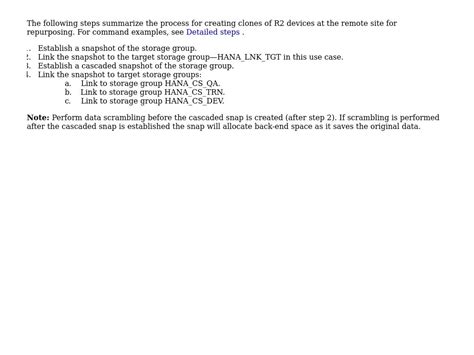 Process Overview Business Continuity And Disaster Recovery With Dell Powermax Storage For Sap