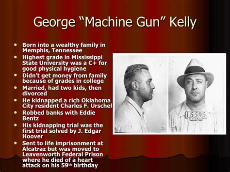 Machine Gun Kelly Criminal Crime In The 2930s Agnibrata Caleb